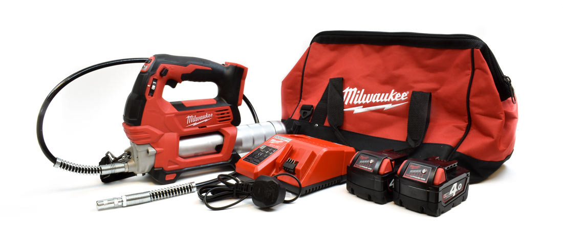 Introducing the 18V Milwaukee Grease Gun